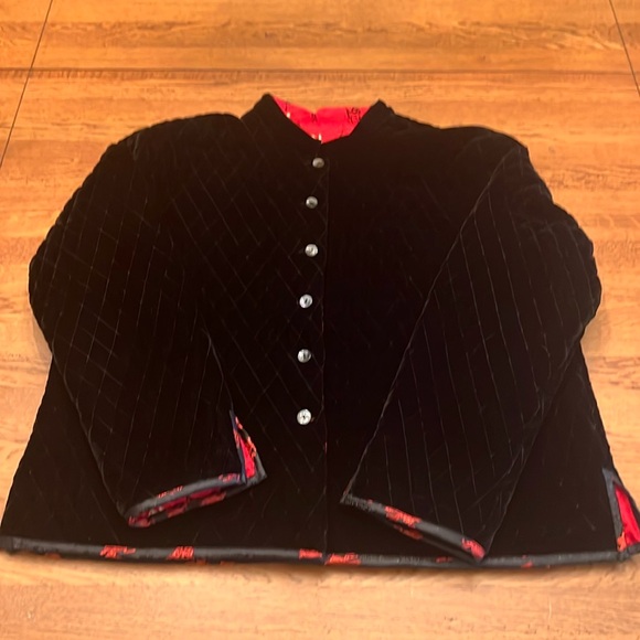Jackets & Coats | Vintage Chinese Print Lining Quilted Jacket | Poshmark